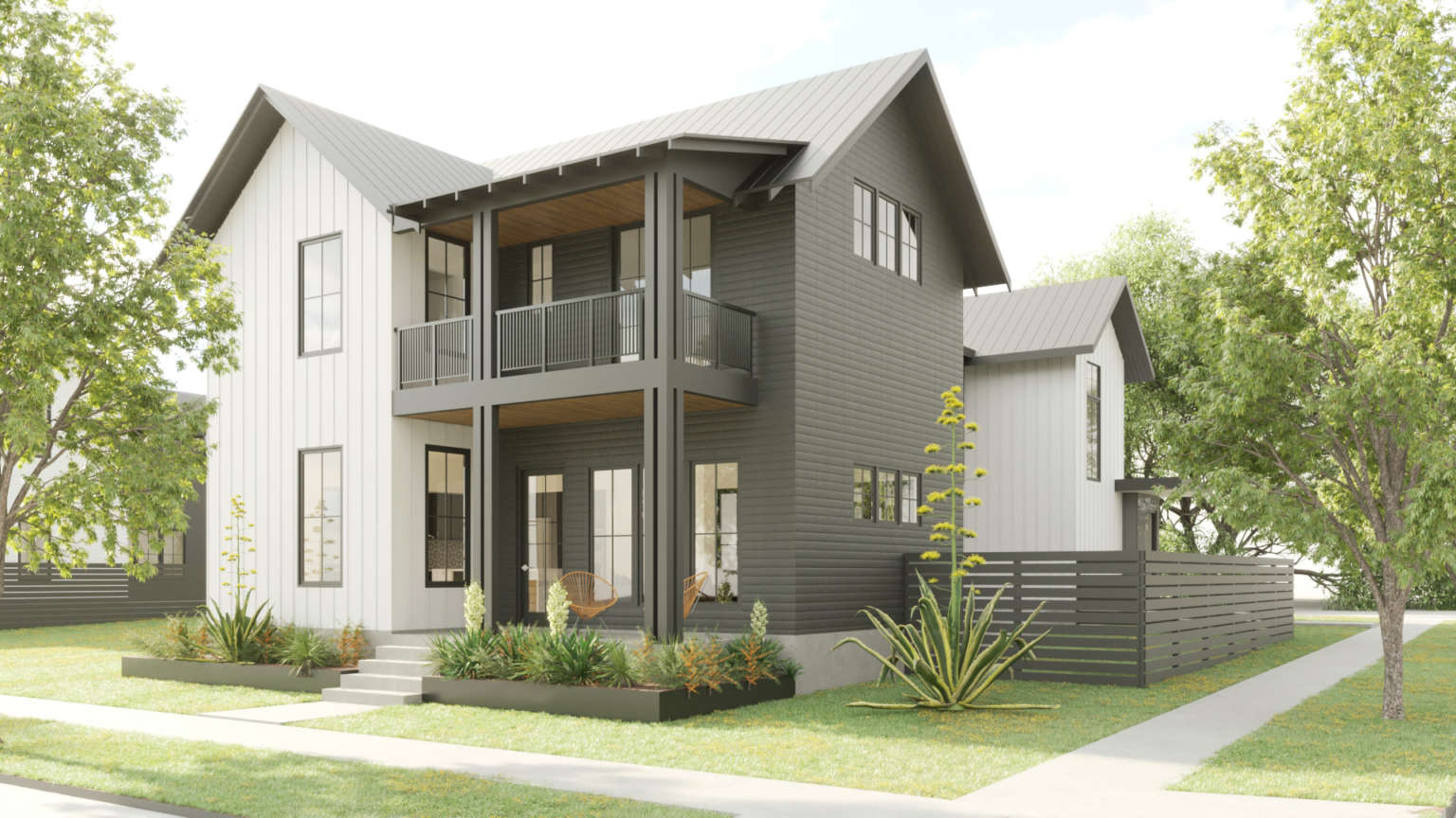 Cool, Mid-century Modern Style Mueller Home - Mueller Silent Market ...