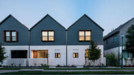 Muskin Company Row Home - Mueller Silent Market - Austin Homes