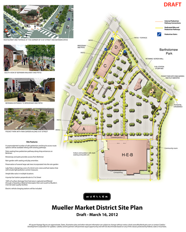 Mueller Austin Heb/market District Site Plan - Mueller Silent Market ...